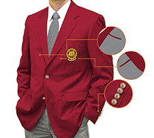 BI@MIT Cardinal and Gray Red Jacket