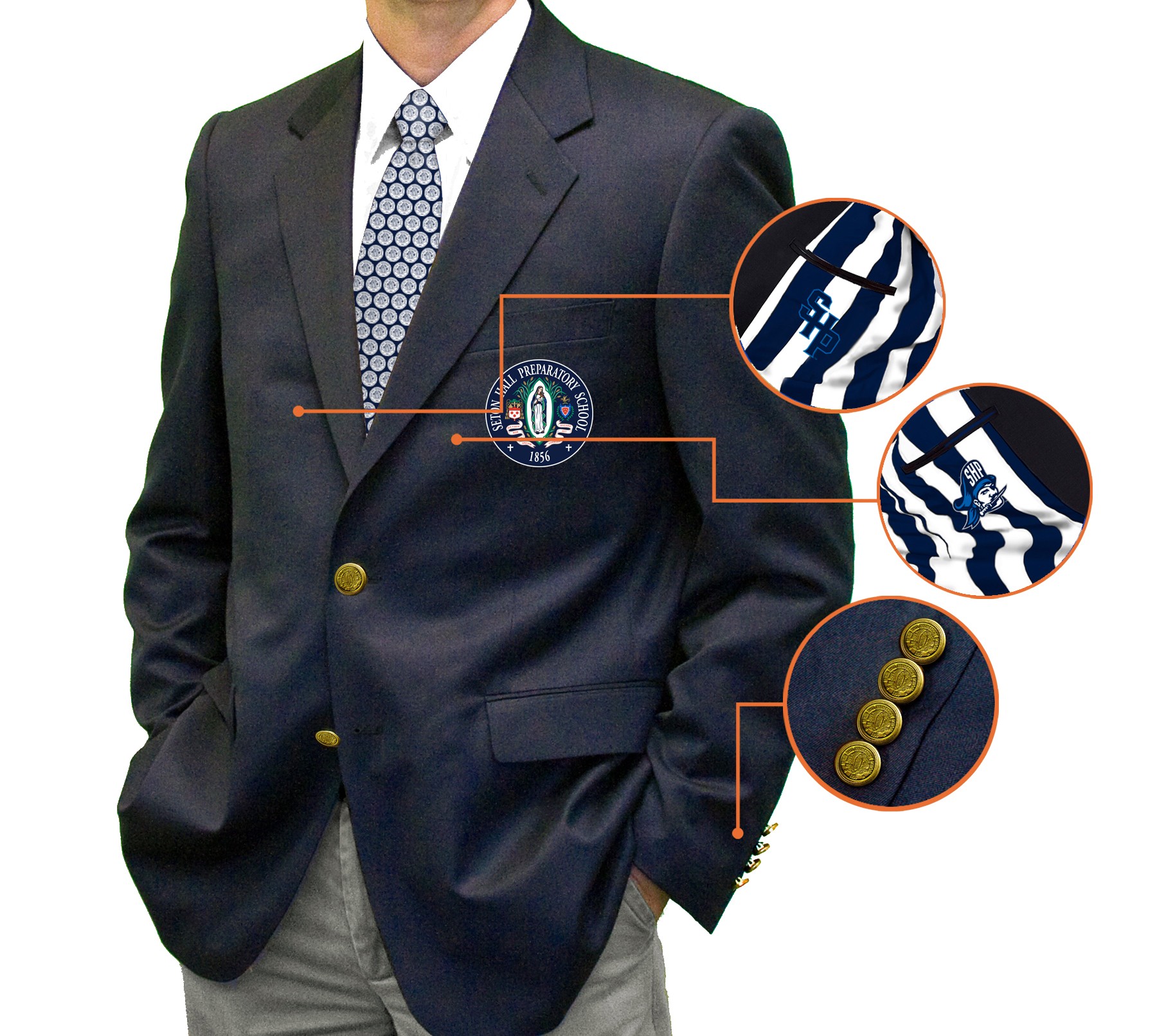 SETON HALL PREP BLAZER